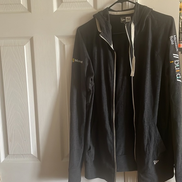 New Era | Jackets & Coats | Microsoft New Era Zip Hoodie | Poshmark